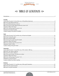 Bible Proverbs for Kids Activity Book (PDF) – Bible Pathway Adventures